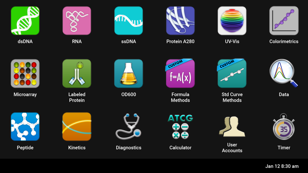 Espectrofotómetro de Ocho Canales DS-8X de DeNovix - Bonsai Lab