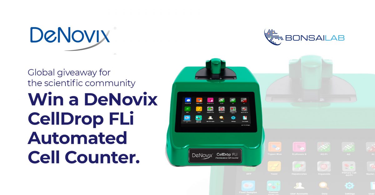 Win a DeNovix CellDrop FLi Automated Cell Counter - Bonsai Lab